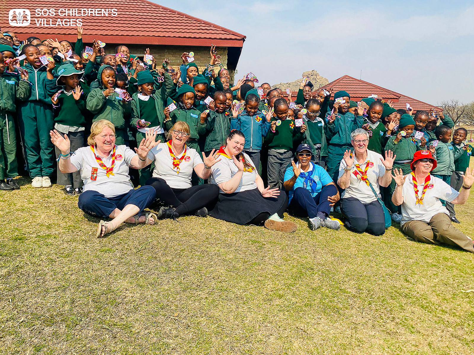 ENGLAND GIRL GUIDES VISIT TO HGPS 2025 – SOS Childrens' Village Lesotho